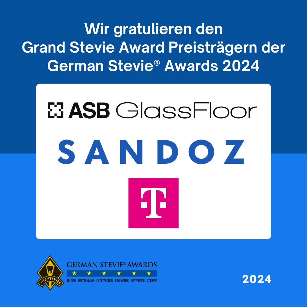 Preisträgerinnen und Preisträger der German Stevie® Awards 2024